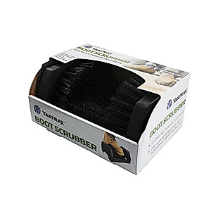 Yaktrax Boot Scrubber Boot and Shoe Scraper Brush, Black