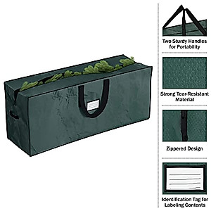 Elf Stor Bag for Christmas Tree Storage, (2) Large Bags - Green