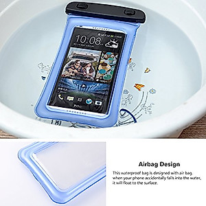 Floating Waterproof Pouch for Samsung Galaxy Note 20 Ultra S20 S21 S22 S23 Ultra S21+ S20 Plus S21 FE Note 10 Plus Lite 9 S10 Plus A53 5G, A13 5G, A52 5G, A42 5G Underwater Phone Case Dry Bag Black