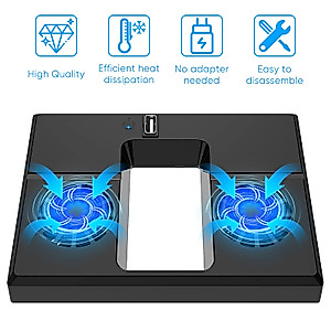Cooling Fan for Xbox Series X, External USB Cooler Cooling System with USB Hub Port for Xbox Series X Console
