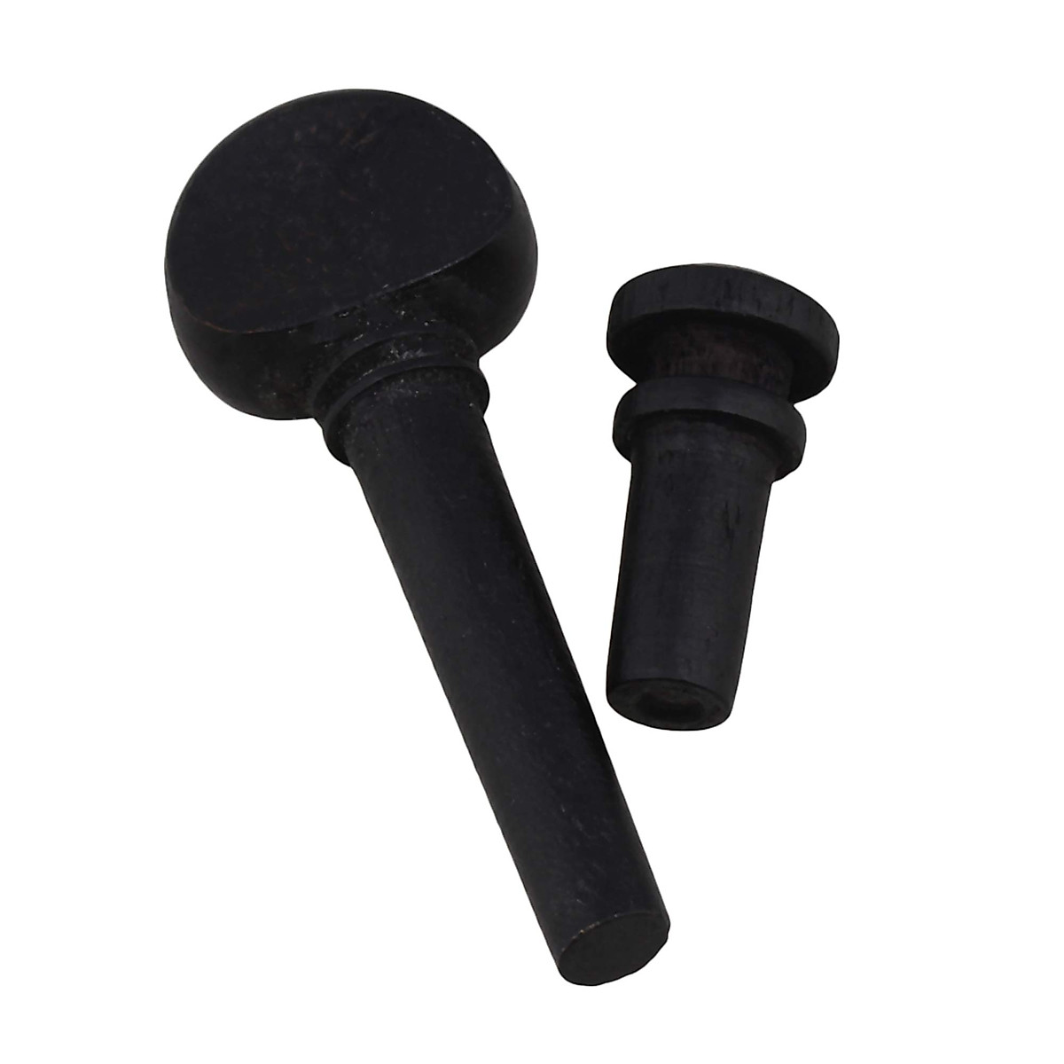 Lovermusic Black Wooden Tuning Pegs,Tuning Pegs with Endpin Replacement Parts for Violin String