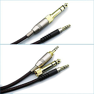 NewFantasia Replacement Audio Upgrade Cable Compatible with Audio-Technica ATH-M50xBT, ATH-AR3BTBK, ATH-SR50BT, ATH-ANC9, ATH-ANC7B, ATH-SR5BTBK, ATH-S700BT Headphones 3meters/9.9ft