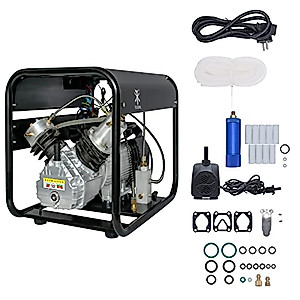 TUXING 4500Psi PCP Air Compressor,Scuba Tank Diving Compressor,Double Cylinder High Pressure Pump with Adjustable Pressure for Filling Pcp Air Rifles,Scuba Diving Tanks 110V(TXED012)