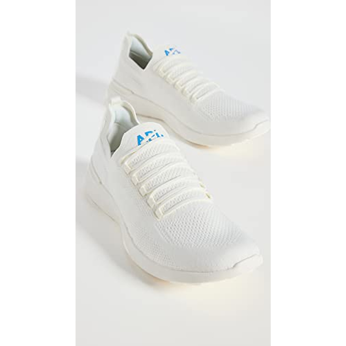 APL: Athletic Propulsion Labs Men's Techloom Breeze Sneakers, Ivory/Coastal Blue, 7.5 Medium US