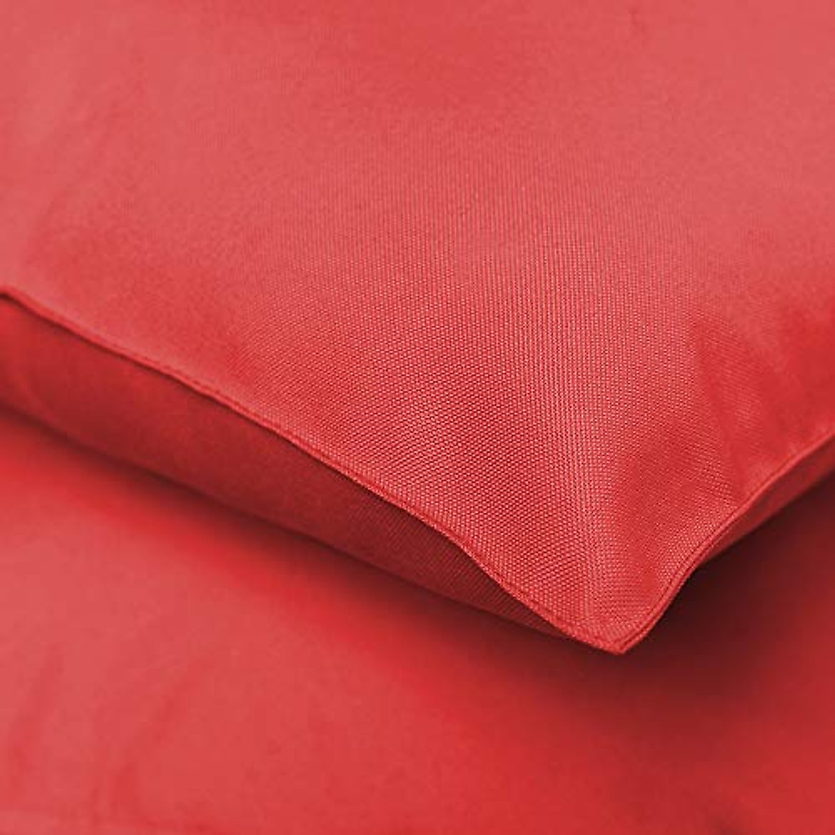 Alexandra's Secret - Outdoor Decorative Pillow Cover (12 x 18 Solid, Red)