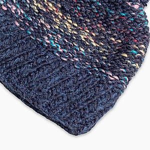 Turtle Fur Women's Firefly Knit Pom Beanie, Navy