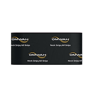 OMWAH Professional Neck Strips (1 Carton- 720 Pieces) - 12 Packs With 60 Per Pack for Hair Cutting, Barber and Salon Use