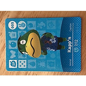 Amiibo Card Animal Crossing Happy Home Design Card KAPP'N 005/100 SP by Nintendo