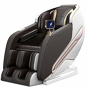 Real Relax PS6000 Massage Chair, 58.3D x 31.5W x 61.5H in, Brown