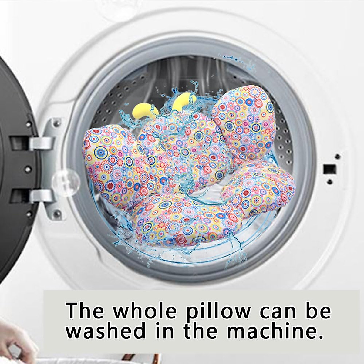 Jitejoe Baby Travel Pillow, Infant Head and Neck Support Pillow for Car Seat, for 0-4 Years Old Baby, Pushchair, Kid's Neck Pillow, Soft and Skin Friendly, Baby Neck Pillow