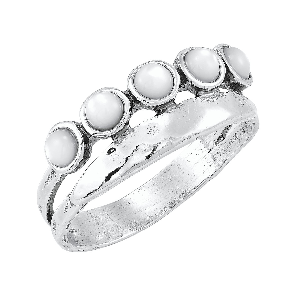 Silpada 'Whimsical' Sterling Silver Mother-of-Pearl Ring, Size 7, Size 7