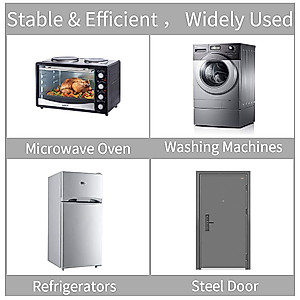 Magnetic Paper Towel Holder for Refrigerator Magnetic Kitchen Towel Bar,Storage Organizer Magnetic Paper Towel Rack Multi Function for Kitchen,Bathroom, Drill Free (Medium, Black)