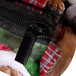 British Kitten and Dog Dachshund Pencil Bag Pen Case Stationary Case Pencil Pouch Desk Organizer Makeup Cosmetic Bag for School Office