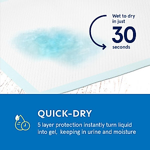 Puppy Pads Pet Pee Pads for Dogs & Puppy Training [100-COUNT] Potty Pads for Dogs 22" x 22" Leak-Proof Dog Pee Pads - Quick-Dry Surface - Heavy Duty Absorbent Disposable Dog Wee Pad Bulk Pack