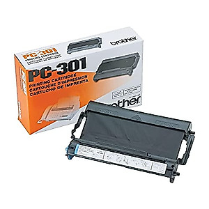 Brother Pc301 Thermal Transfer Print Cartridge, Black - in Retail Packaging