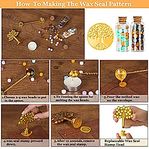 Quill Pen and Ink Set,Feather Dip pen with 6 bottles of ink,Antique Calligraphy Pen,Feather Writing Pen,Wooden Dip Pen,Glass Dip Pen,Wax Seal Stamp Kits Birthday&Christmas Gift for Men&Women(Gray)