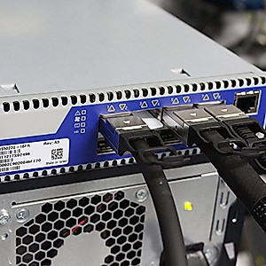 Wiitek 1M Generic QSFP+ DAC Twinax Cable, 40GbE QSFP+ Direct Attach Copper Cable, 30AWG Black, for Open Source, Ubiquiti, Mellanox, SuperMicro, Compatible for Mikrotik