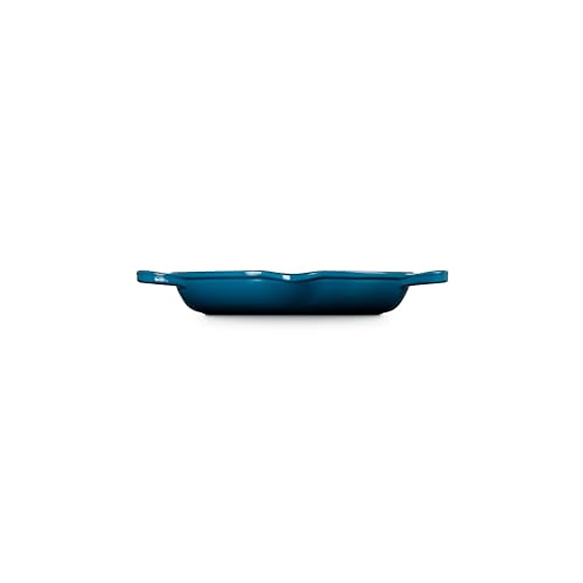 Le Creuset Enameled Cast Iron Signature Deep Round Grill, 9.75", Deep Teal