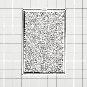 Whirlpool 4358853 Hood and Over-the-Range Microwave Grease Filter-Silver, 1 Count (Pack of 1)