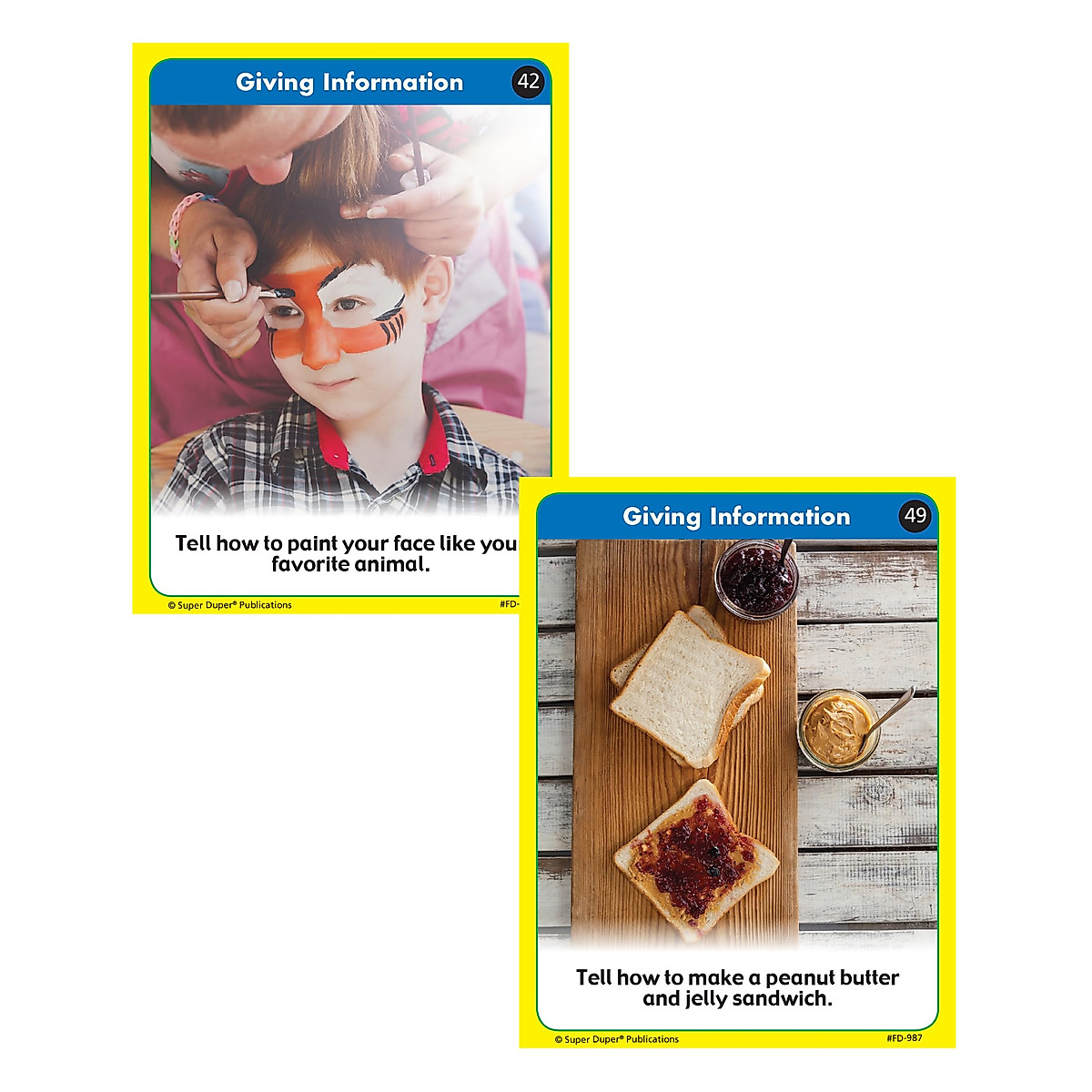 Super Duper Publications | Photo Practical Pragmatics Fun Deck | Conversation and Social Skills Flash Cards | Educational Learning Materials for Children