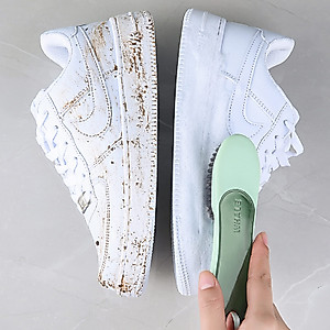 Ganganmax Scrub Brushes for Cleaning Stain Brush Laundry Cleaning Brush Soft Laundry Brush Shoe Brush Sneaker Brush Clothes Fabric Scrub Brush Laundry Scrub Brush Pack 2