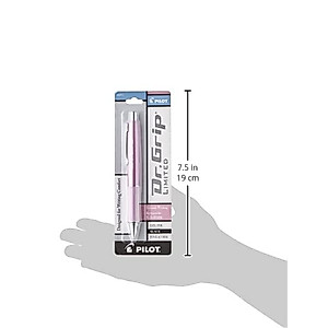 Pilot 36273 Dr. Grip Roller Ball Retractable Gel Pen, Fine, Metallic Mauve Barrell-Black