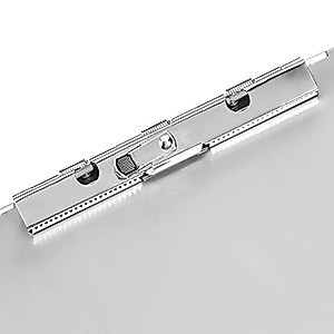 Amazon Basics Aluminum Storage Clipboard - 14" x 9", Two-Tier, Standard Clip