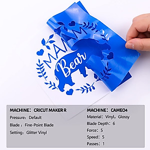 HTVRONT Permanent Vinyl for Cricut Machine, 80PCS 12"x12" Adhesive Vinyl Sheets--Permanent Vinyl Bundle for Mugs, Decoration, Craft Projects