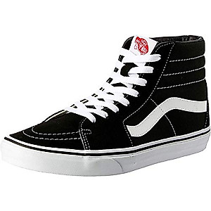 Vans Men's Sk8-Hi Core Classics Black/Black/White Canvas 9