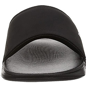 Reef Men's Sandals, Reef One Slide, Black, 7