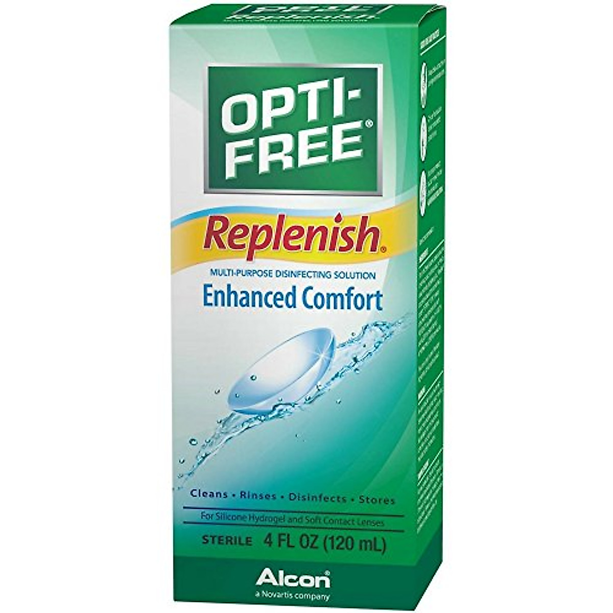 Opti-Free Replenish Multi-Purpose Disinfecting Solution 4 oz (Pack of 6)