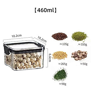 6PCS Food Storage Containers Set with Lids, Ideal for Kitchen Pantry Organization and Storage