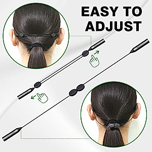 SMARTTOP Glasses Strap, upgraded two holes adjustable Glasses holder-No Tail Eyeglasses string strap-Sunglass holder -4 pack