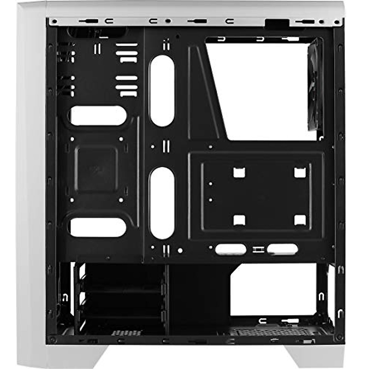 Cylon White RGB Mid Tower Computer Case