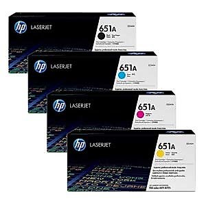 Original 651A Set CE340A, CE341A, CE342A, CE343A
