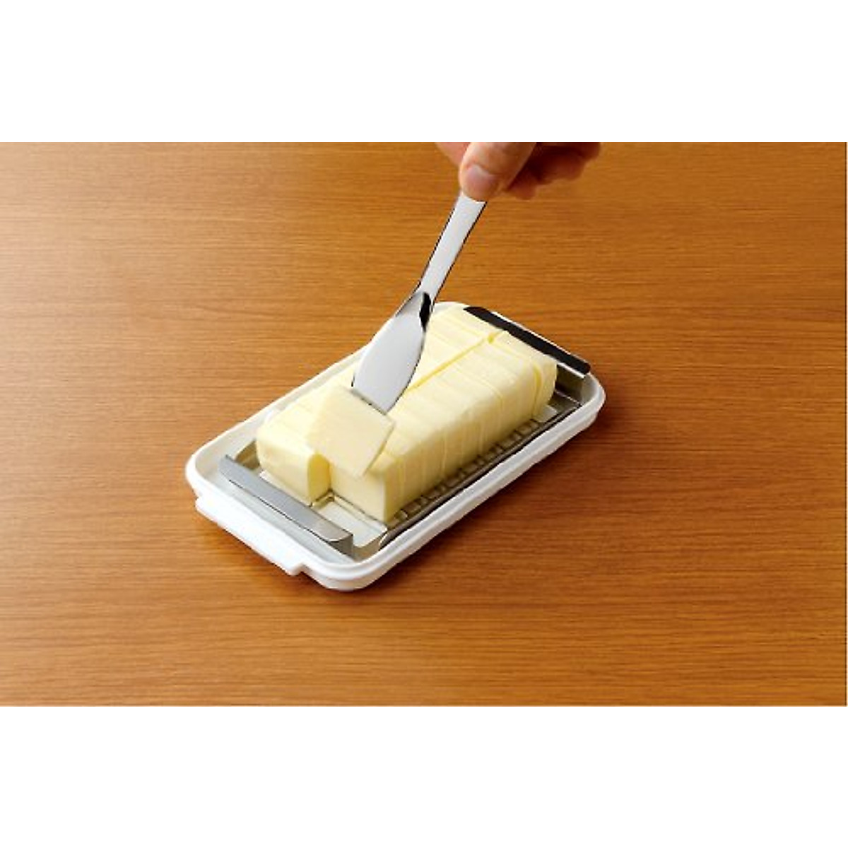 Stainless Butter Cutter & Case Btg2dx (With a Butter Knife)(Japan Import)