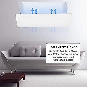 Air Conditioner Windshield Cover, Anti Direct Blowing Adjustable Scalable Baffle AirConditioner Wind Deflector Air Guide Cover