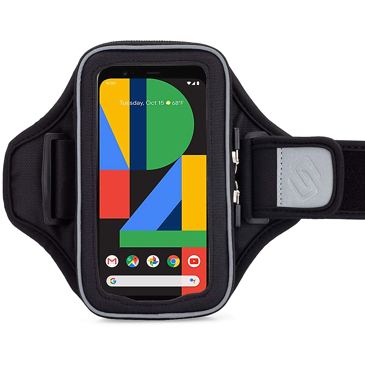 Sporteer Velocity V7 Running Armband - Compatible with iPhone 15, 15 Pro, 14, 14 Pro, 13, 13 Pro, iPhone12/12Pro, Galaxy S24, S23, S22 5G, Google Pixel, and Many More Mobile Phones - Fits Most Cases