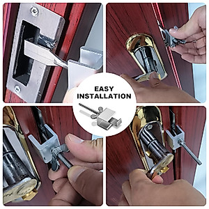 SARDVISA Upgraded Portable Door Lock, Heavy Duty Metal Door Locker for Extra Home Security, Adjustable Travel Door Security Devices for Hotel, Apartment, College Dorm Safety & Privacy Protection