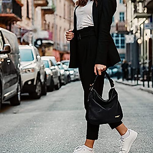 Leather Purses and Handbags Hobo Crossbody Bags Women, Ladies Shoulder Totes Purse with Adjustable Strap for Cross Body Style