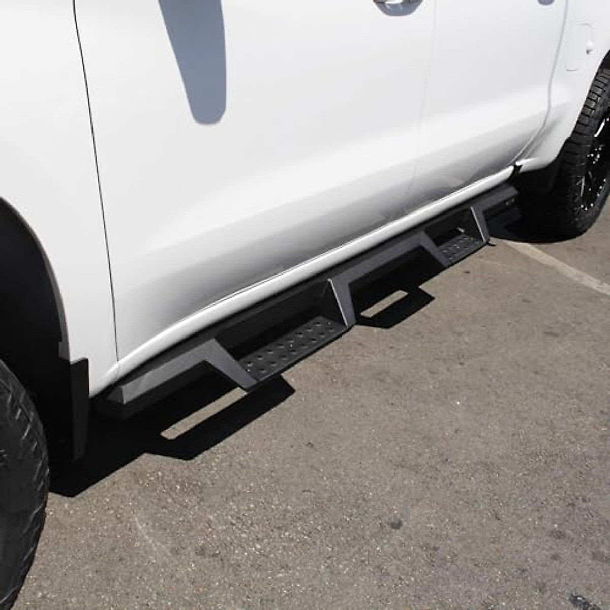 Westin 56-14135 HDX Drop Nerf Step Bars fits 2019-2023 Silverado Sierra 1500 Crew Cab 2020-2023 Silverado Sierra 2500 3500 Crew Cab Textured Black 1 Pair