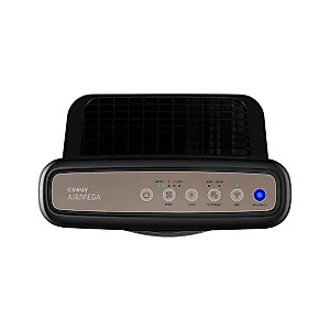 Coway Airmega AP-1512HHS (AP-1519P) HEPA Air Purifier, 16.8 x 18.3 x 9.6, Black/Brown & AP-1512HH-FP AP-1512HH Replacement filter