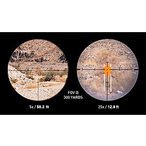 Monstrum G3 5-25x50 First Focal Plane FFP Rifle Scope with Illuminated MOA Reticle | ME308 Extended Series Offset Scope Mount | Bundle