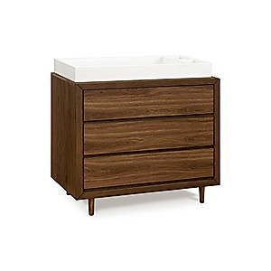 Ubabub Nifty 3-Drawer Assembled Dresser in Walnut