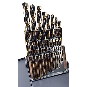 Drill Hog 21 Pc Drill Bit Set Index Hi-Molybdenum M7