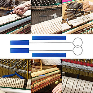 Professional Piano Tuning Kit, Piano Tuner Hammer Mute Kit Tools, Piano Tuning Lever Tools with Case, 6 Pcs…