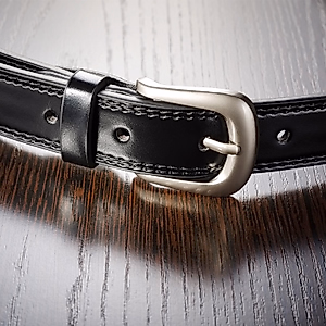 DMiotech 1 Pack Double Sided 1.5 Inch x 2 Yard Faux Leather Strip Furniture Cover Fabric Skin Black PU Leather Roll for Handmade DIY Craft Projects