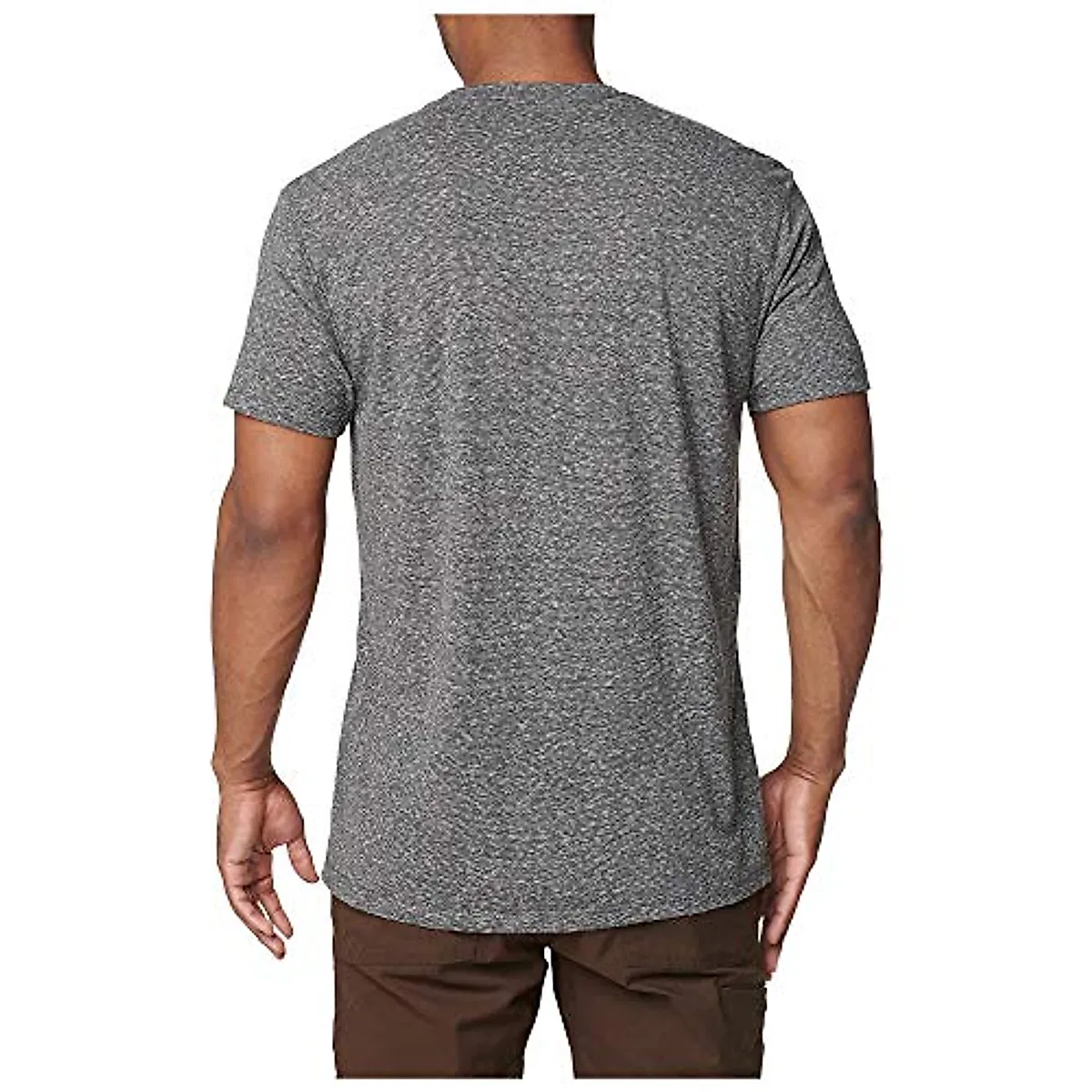 5.11 Tactical Men's Triblend Legacy Shirt, Short Sleeves, Premium Ink Graphics, Charcoal Heather, S, Style 41230ABL