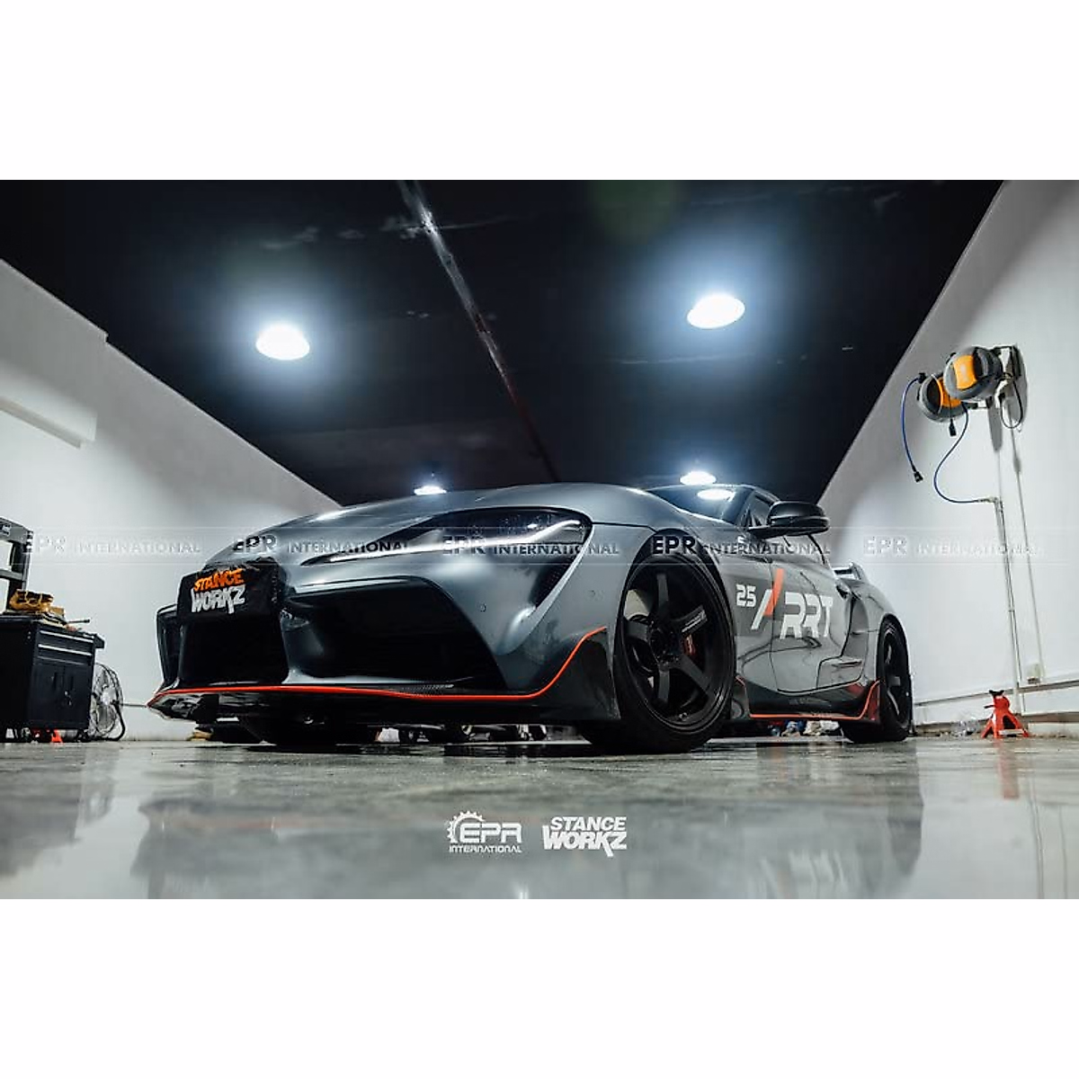 for Toyota 19+ Supra A90 T Type Side Skirt Carbon Fiber (Double Side) Modified Tuned Tuning Car Body Parts Kits USA Warehouse