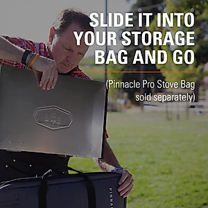 GSI Outdoors, Pinnacle Pro 2 Burner Propane Camping Stove, Folding & Ultra Portable